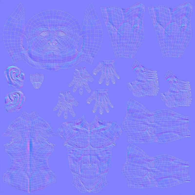 Male Full Body - 3D Model by Pradipta