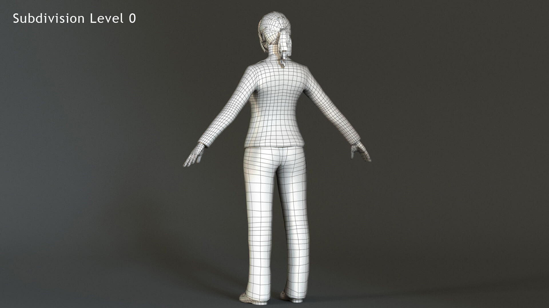 Professional Girl Rig - 3D Model by Pradipta