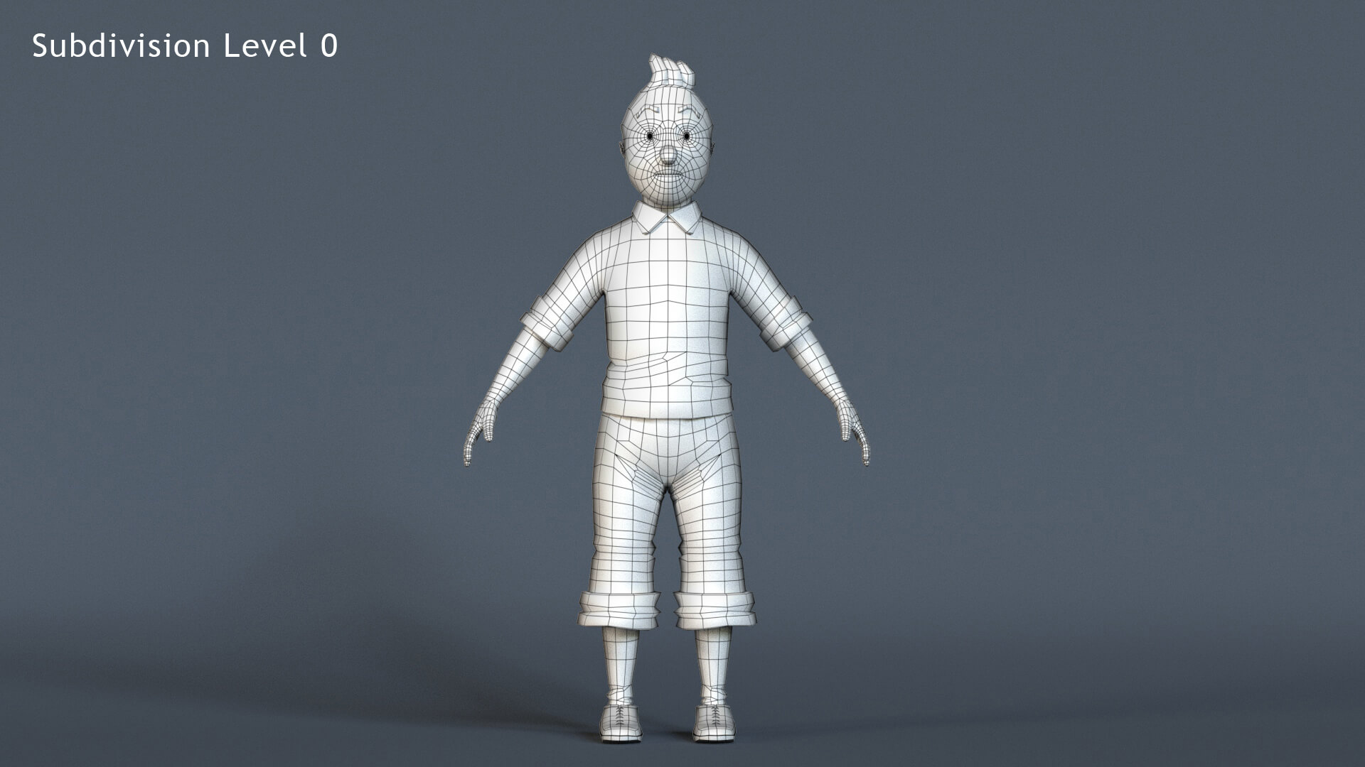 Tintin & Haddock Rig - 3D Model by Pradipta