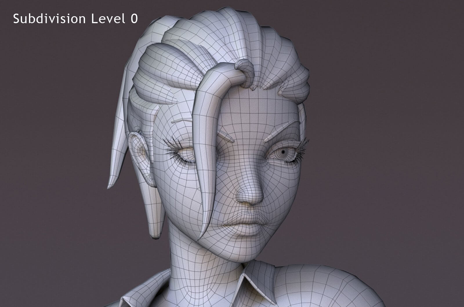 Violet - 3D Model by Pradipta