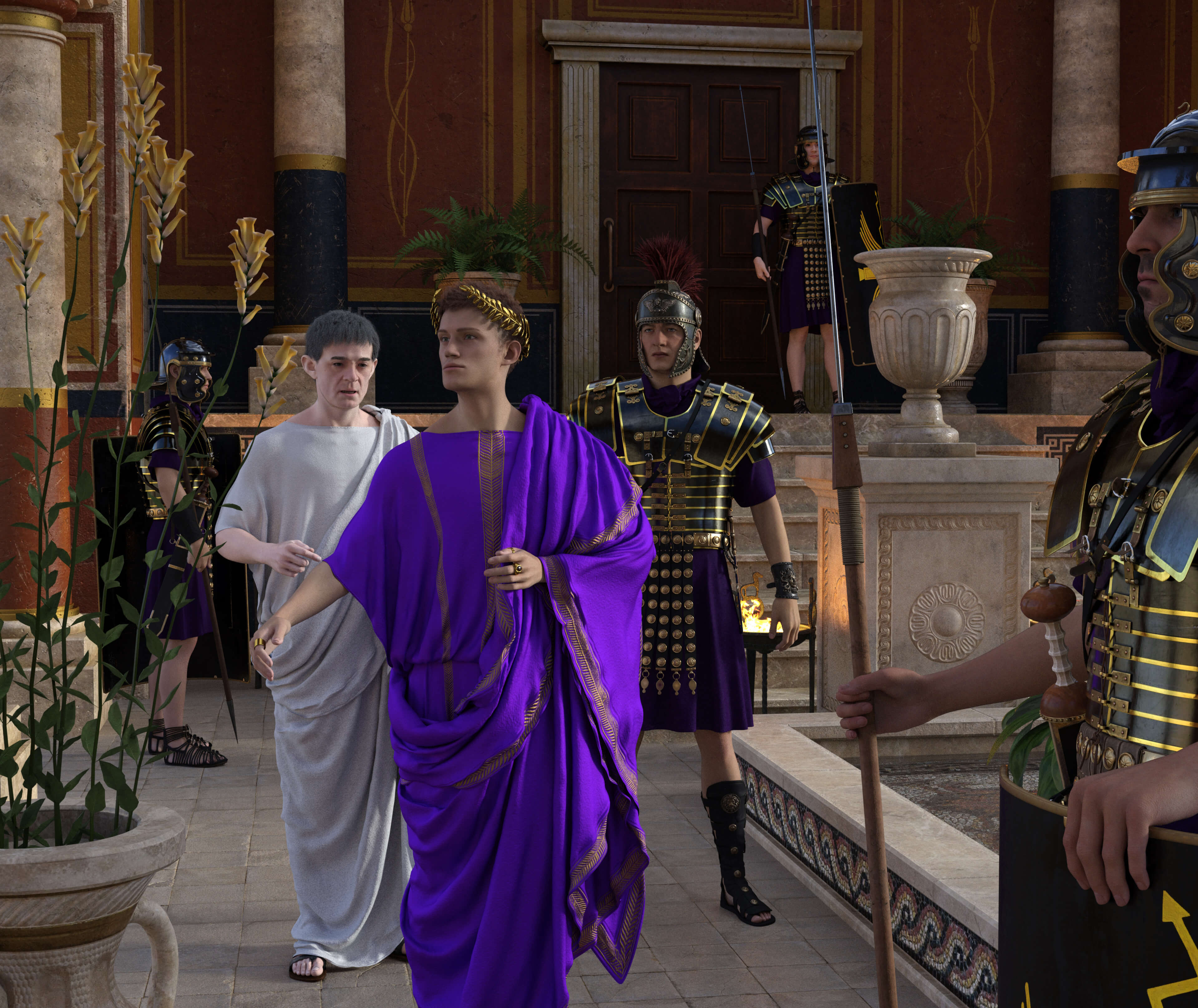 CALIGULA 3D Render, Digital Art by praedane