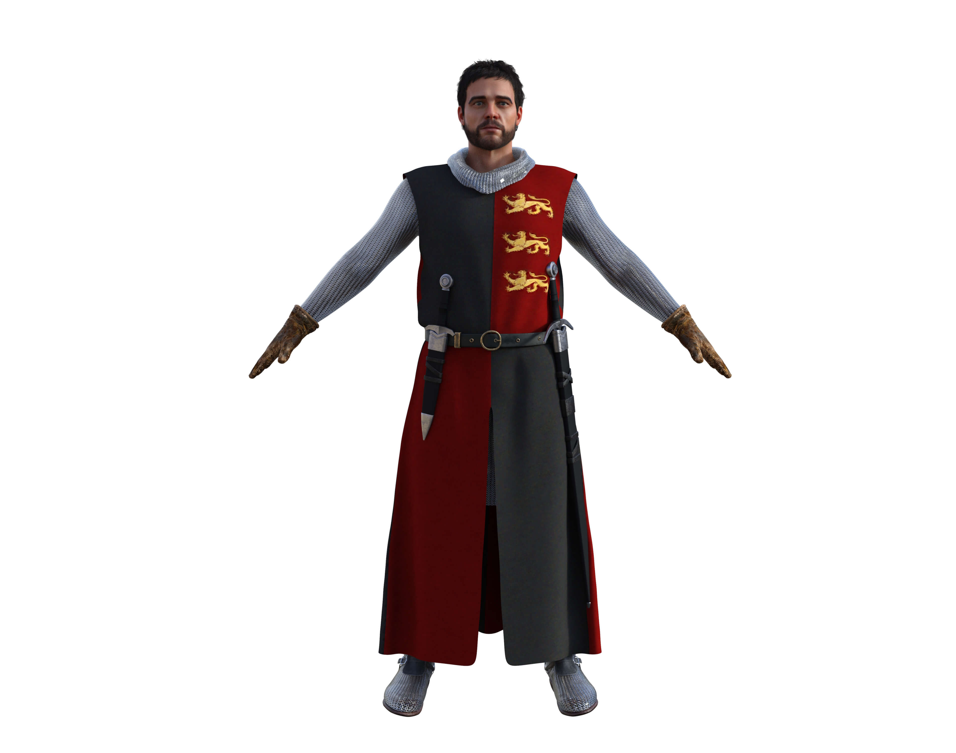 Nottingham the Sheriff 3D Render, Digital Art by praedane