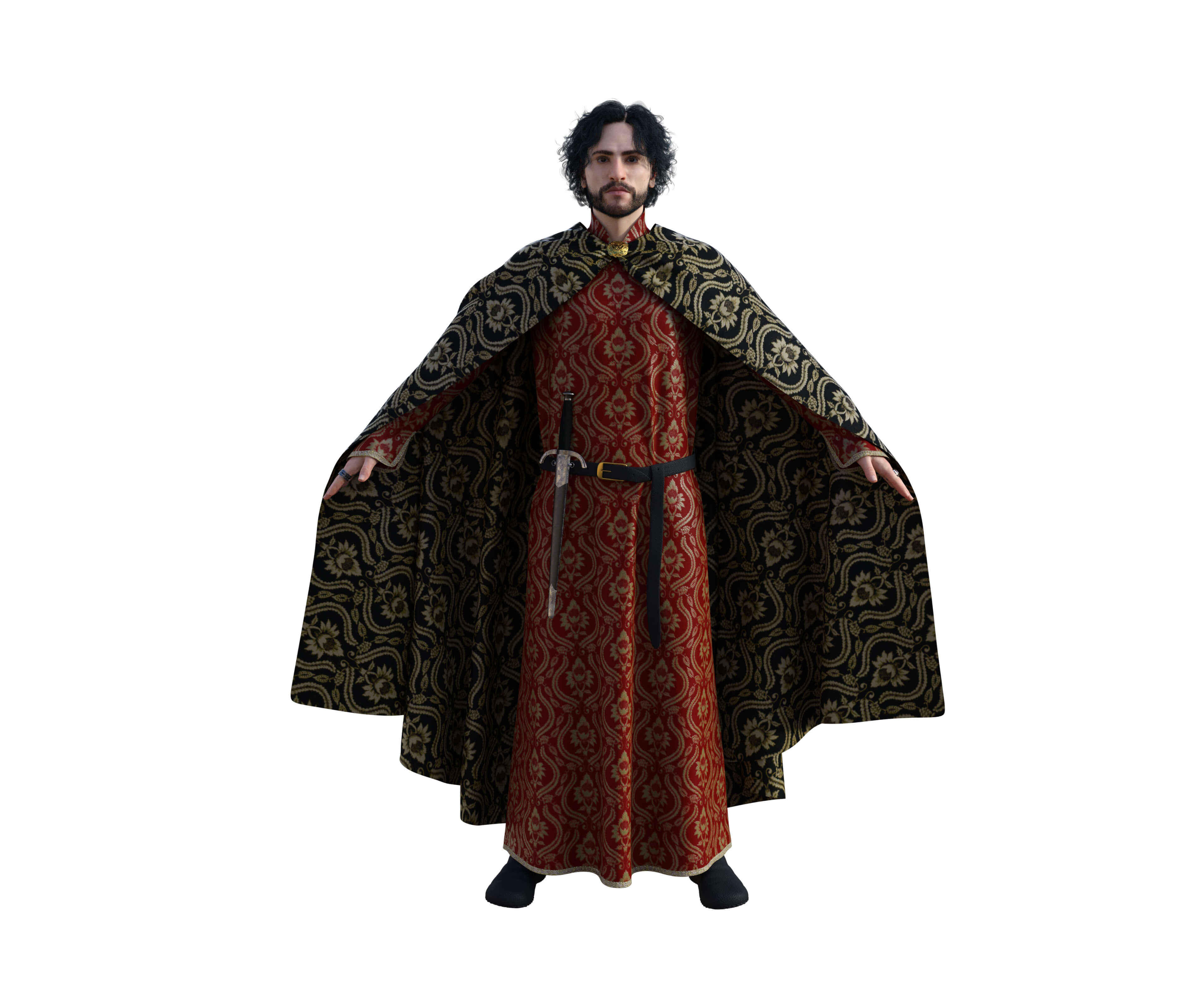 Prince John 3D Render, Digital Art by praedane