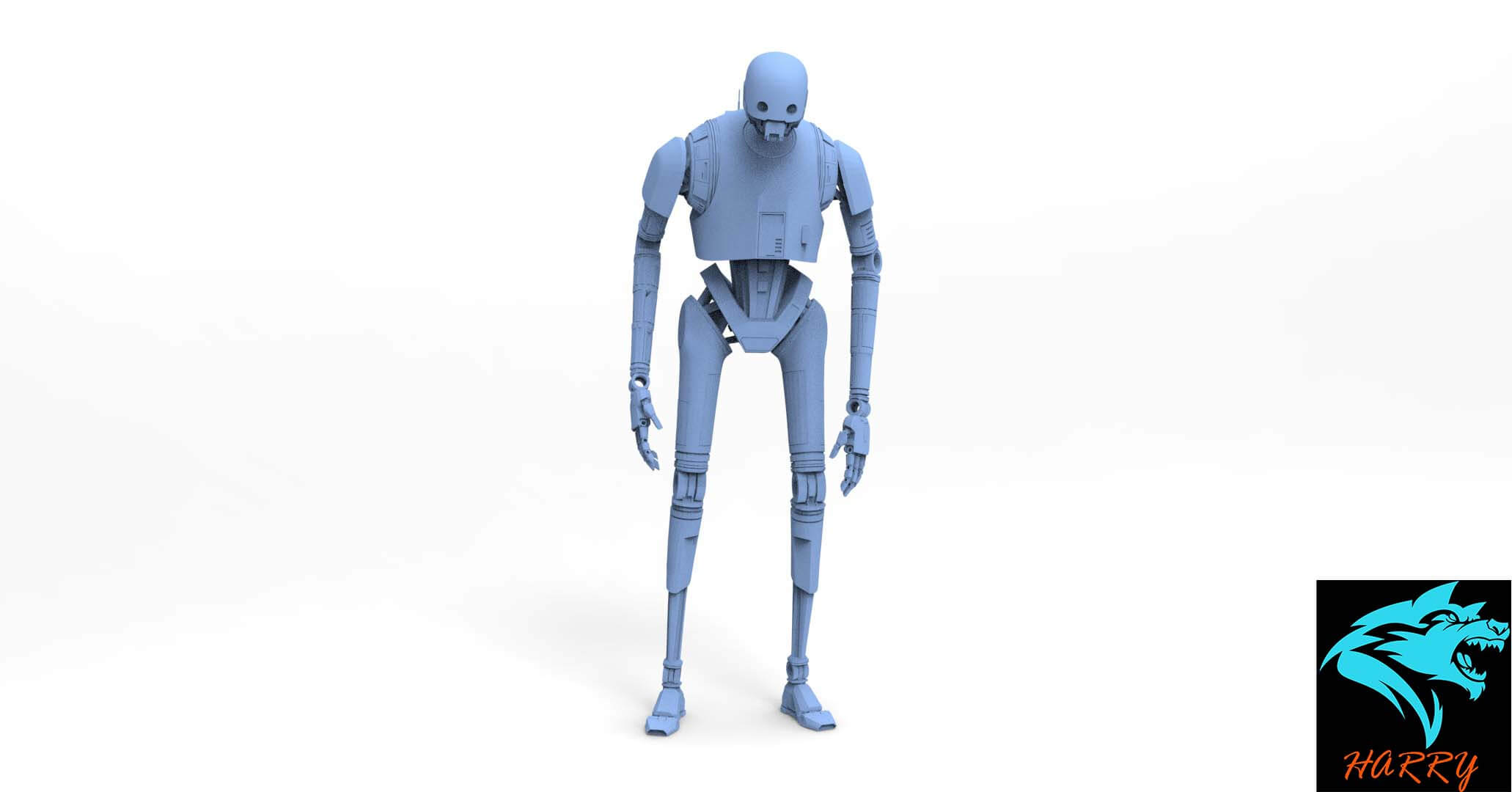 Star Wars Roque One - K-2SO 3D Print Model by preeti712908