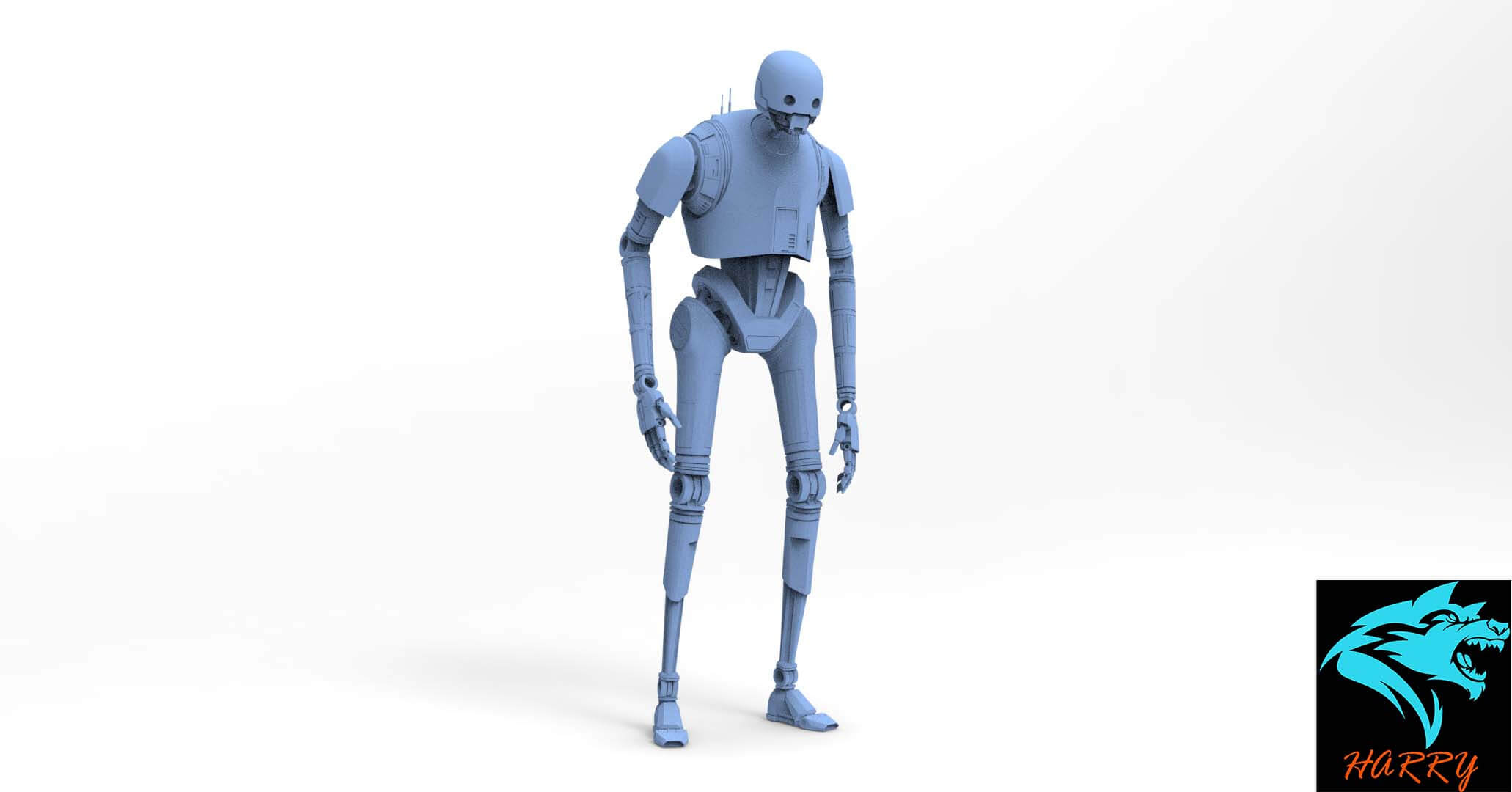 Star Wars Roque One - K-2SO 3D Model by preeti712908