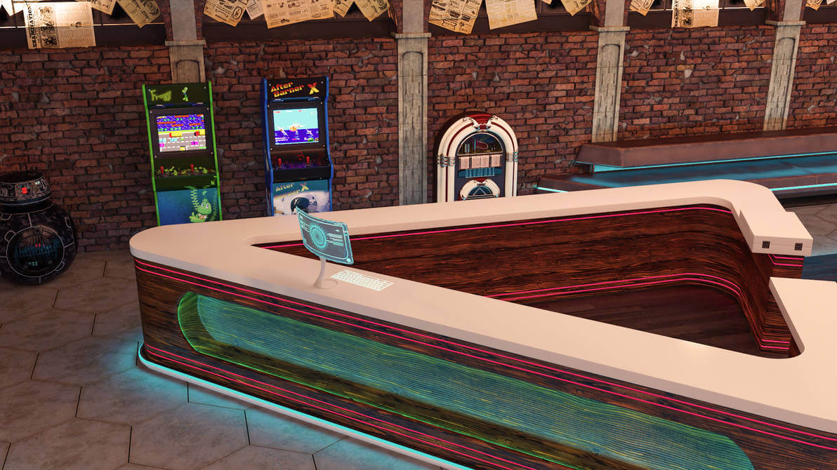 Flynns Arcade - Free Daz Content by PrefoX