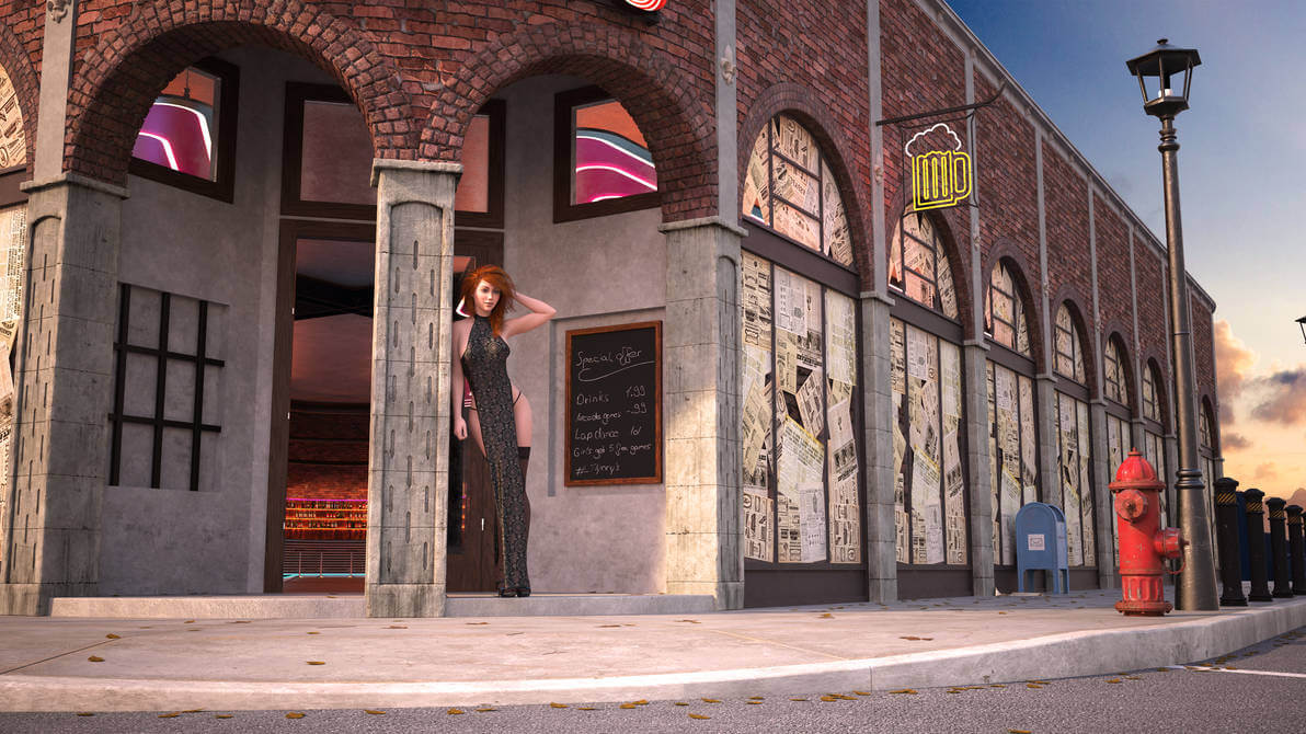 Flynns Arcade - Free Daz Content by PrefoX