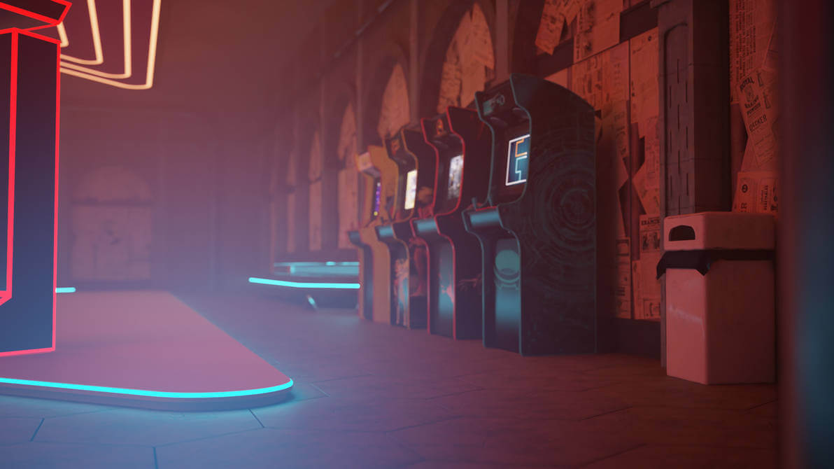 Flynns Arcade - Free Daz Content by PrefoX