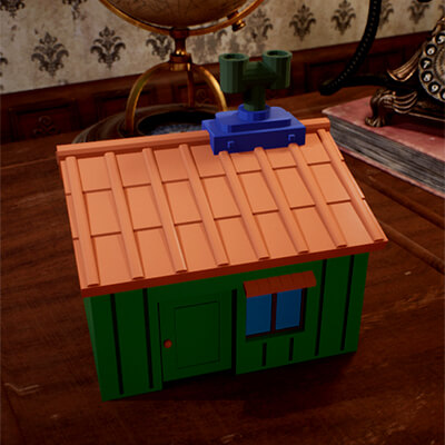Hoenn Pokemon House - Littleroot Town Laboratory (PKMN GEN3) 3D Print Model by PresentUnited3D