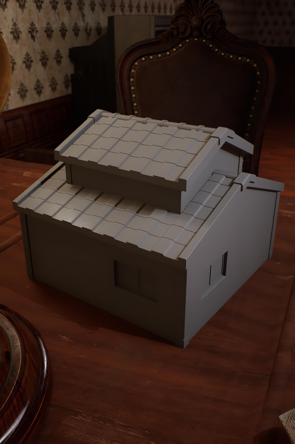 Hoenn Pokemon House - Littleroot Town House - Gen. 3 3D Model by PresentUnited3D