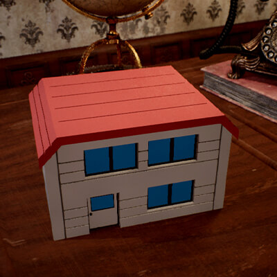 Kanto Pokemon House - Pallet Town (PKMN Generation 3) 3D Print Model by PresentUnited3D