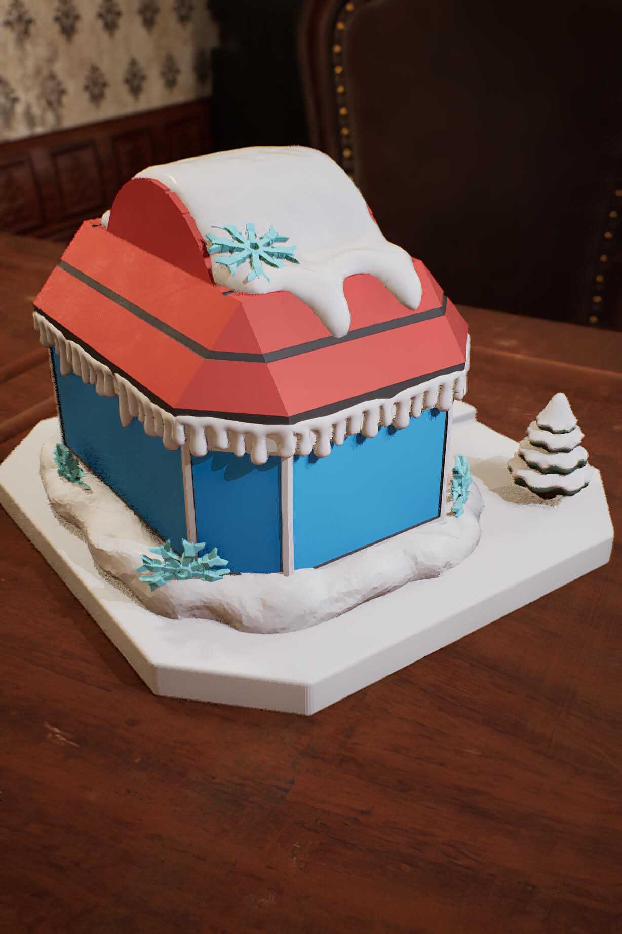 Pokemon House - Hoenn Pokecenter Xmas Version (PKMN Gen. 3) 3D Model by ...