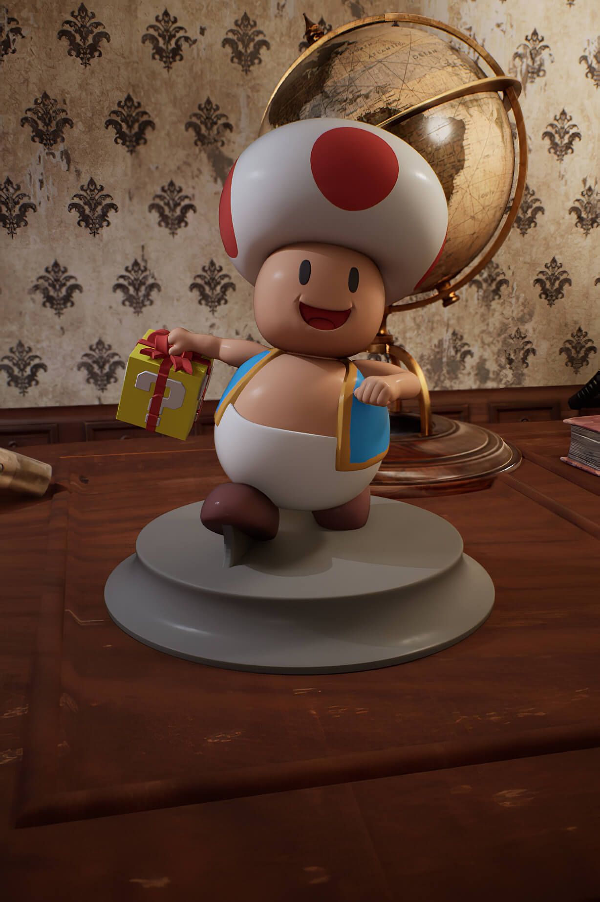 Super Mario Christmas Characters Male Bundle by PresentUnited3D