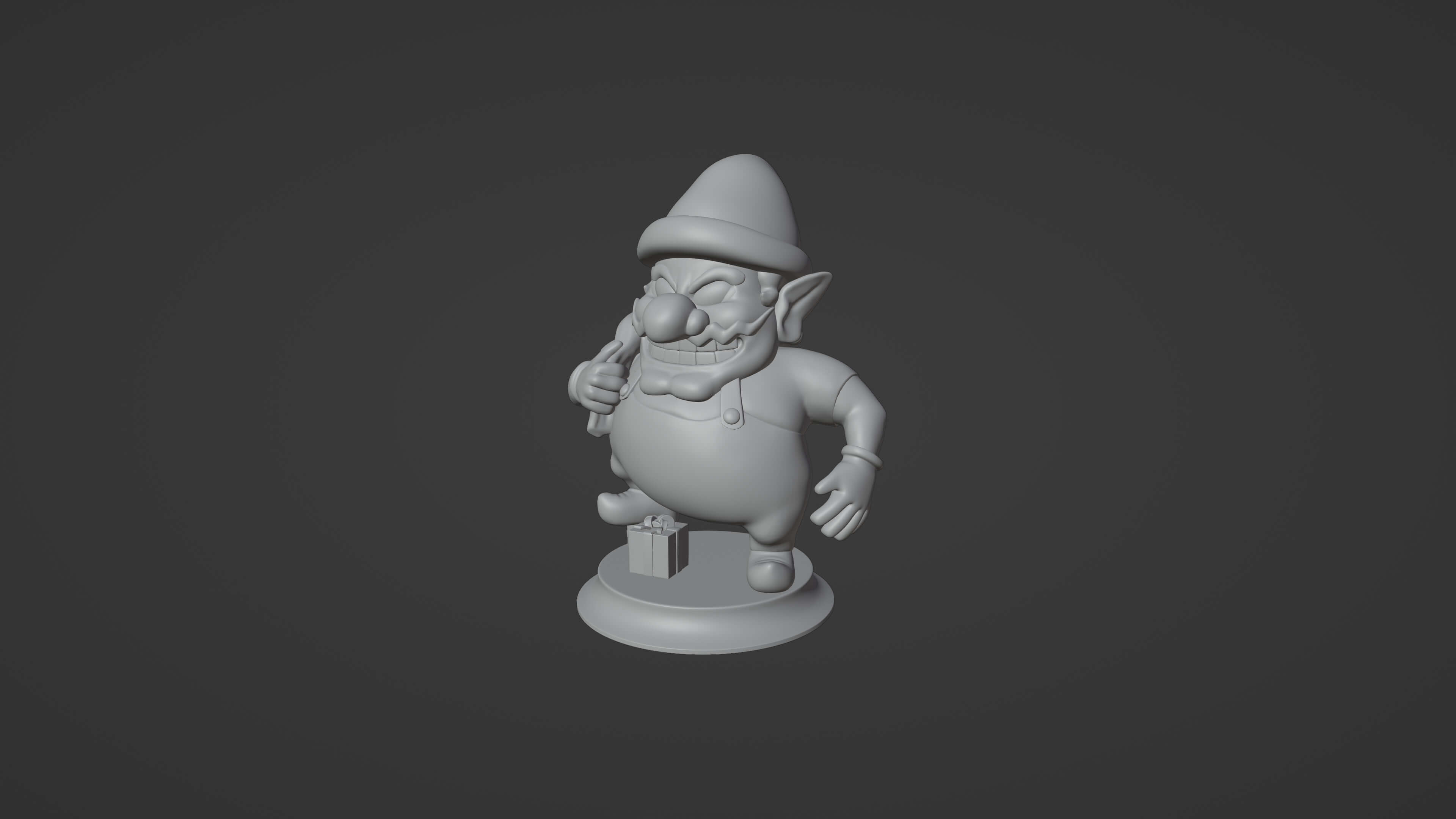 Super Mario Christmas Characters Male Bundle by PresentUnited3D