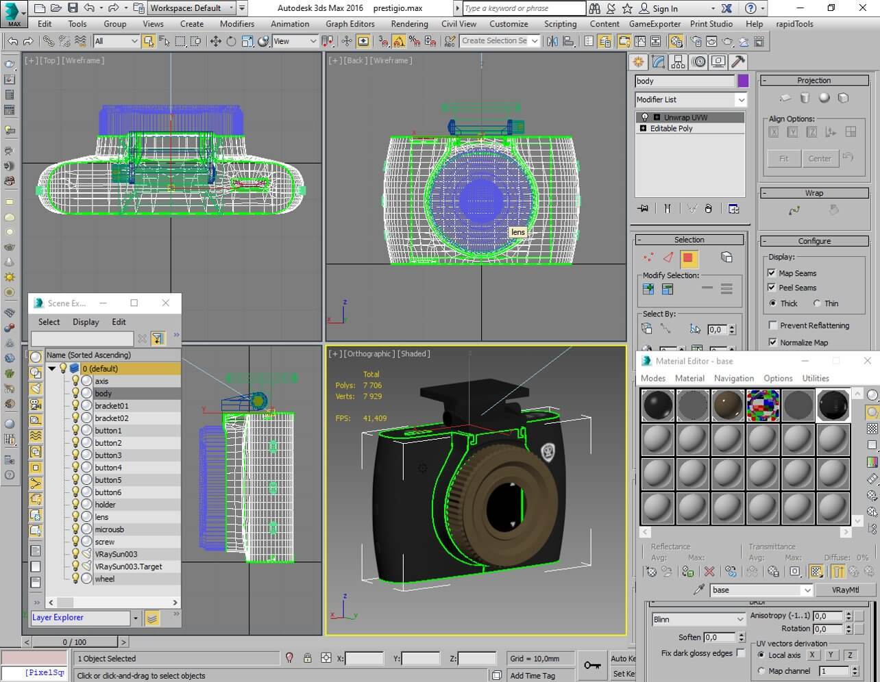 Car Video Recorder - 3D Model by pressformer