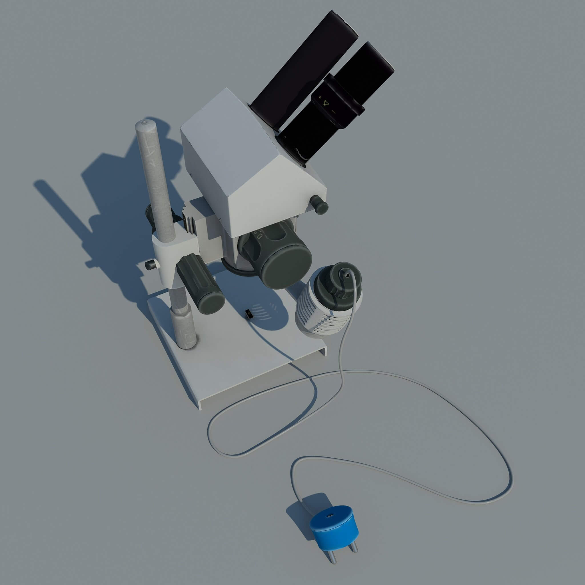Old Microscope - 3D Model by pressformer