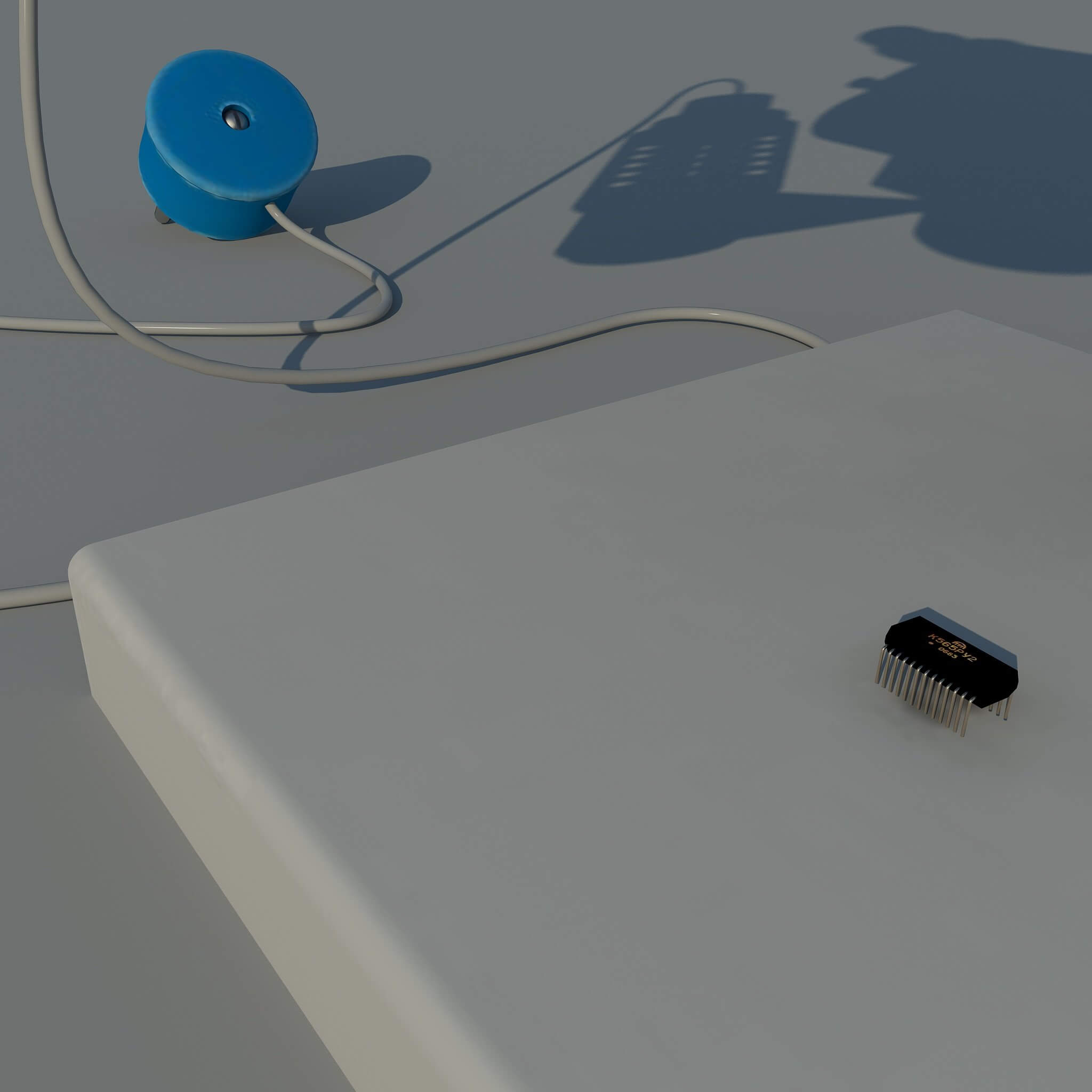 Old Microscope - 3D Model by pressformer