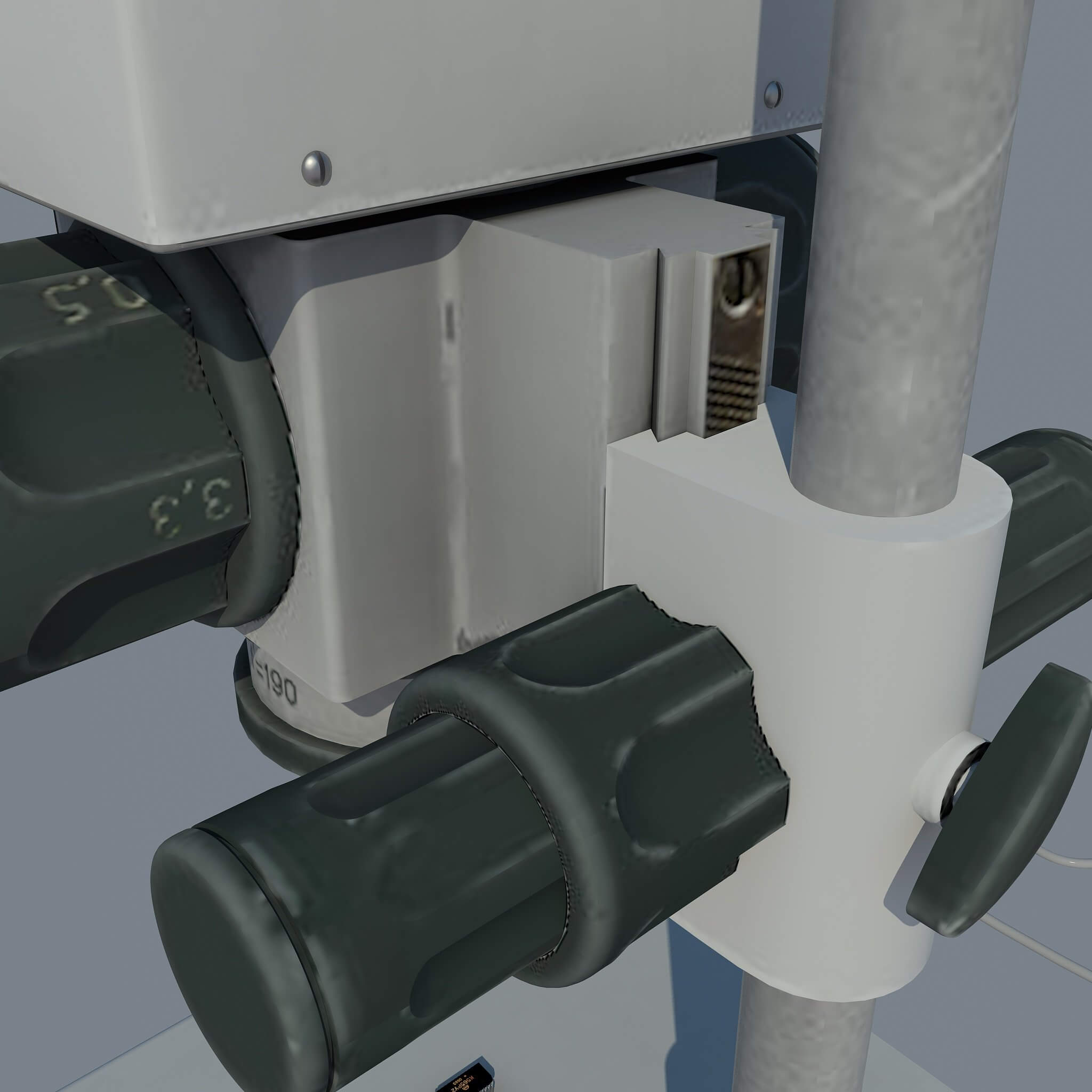Old Microscope - 3D Model by pressformer