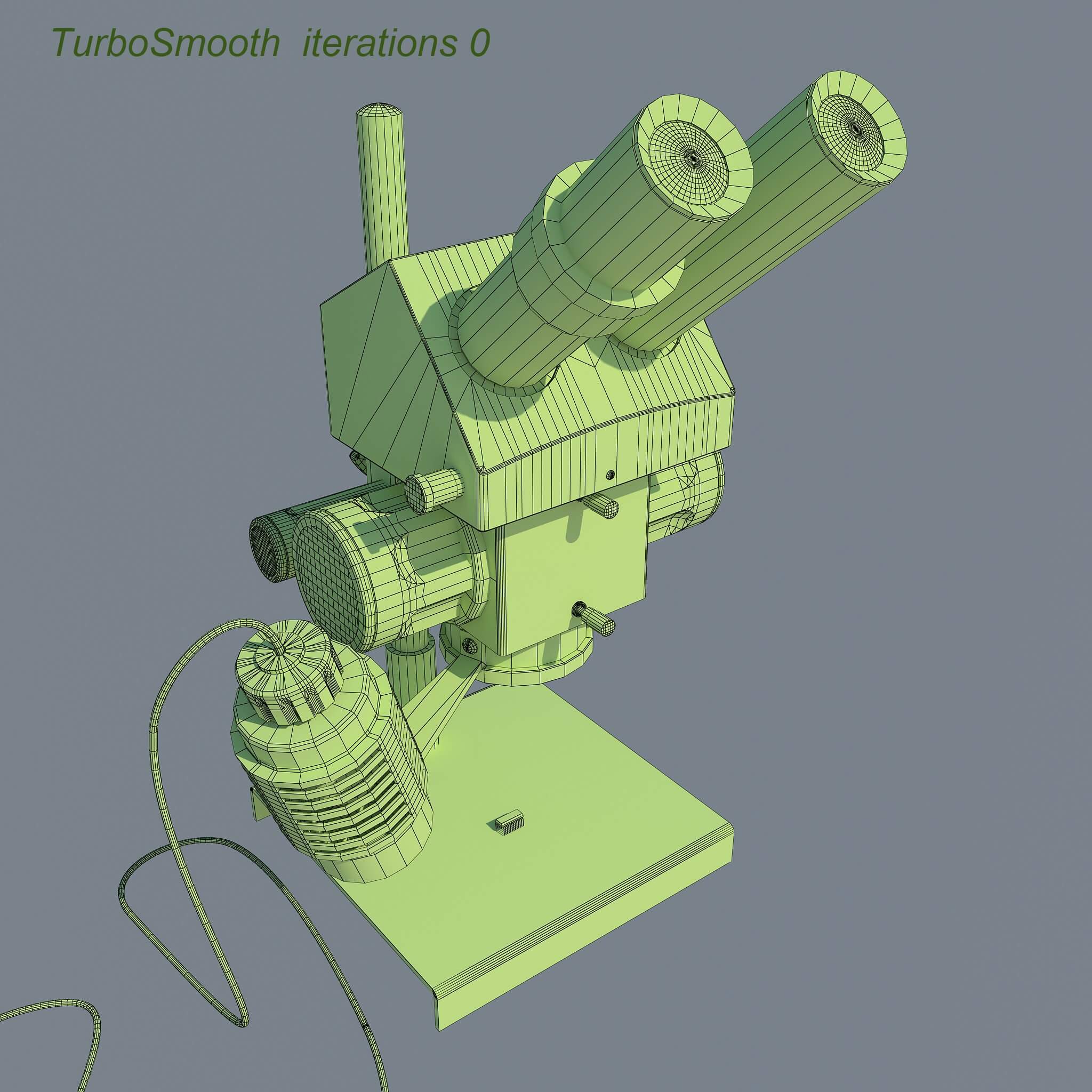 Old Microscope - 3D Model by pressformer