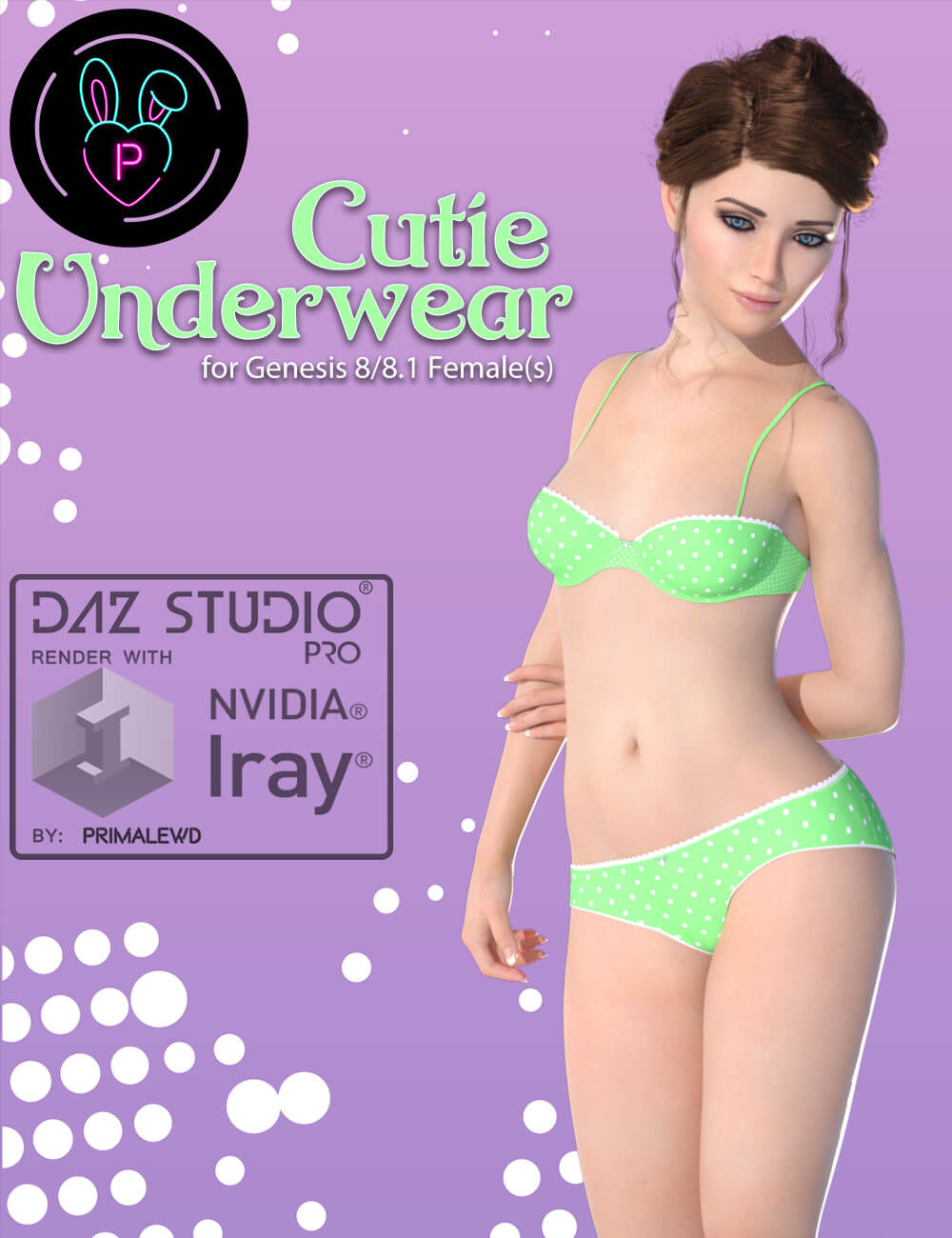 Cutie Underwear for Genesis 8 and 8.1 Female - Daz Content by Primalewd