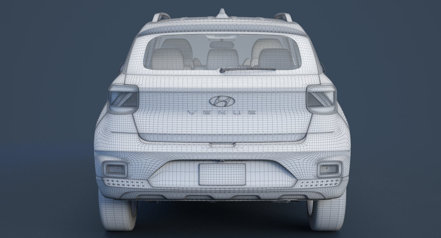 Hyundai Venue 2020 - 3D Model by Prime3D