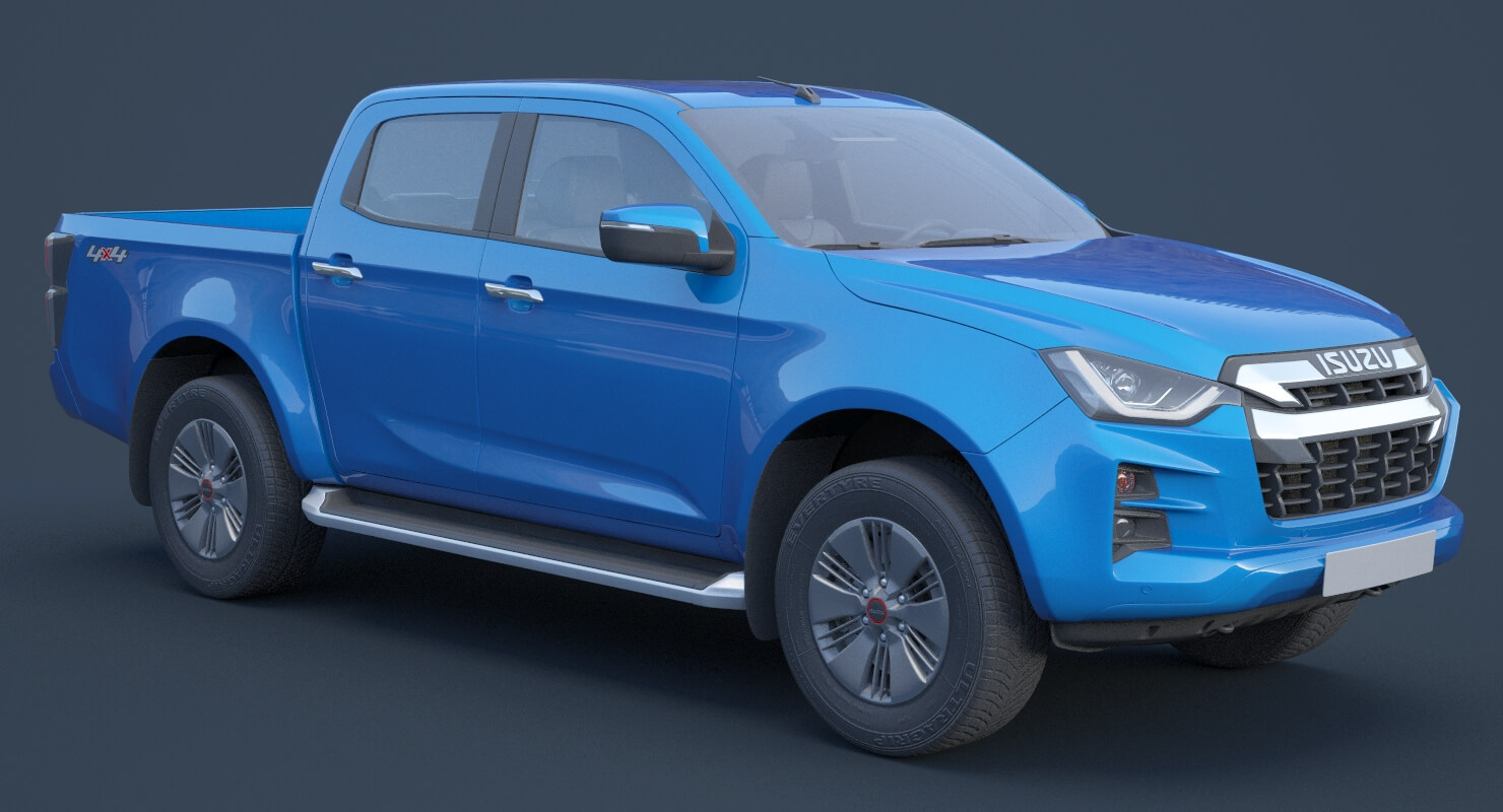 Isuzu D-Max 2020 3D Model by Prime3D