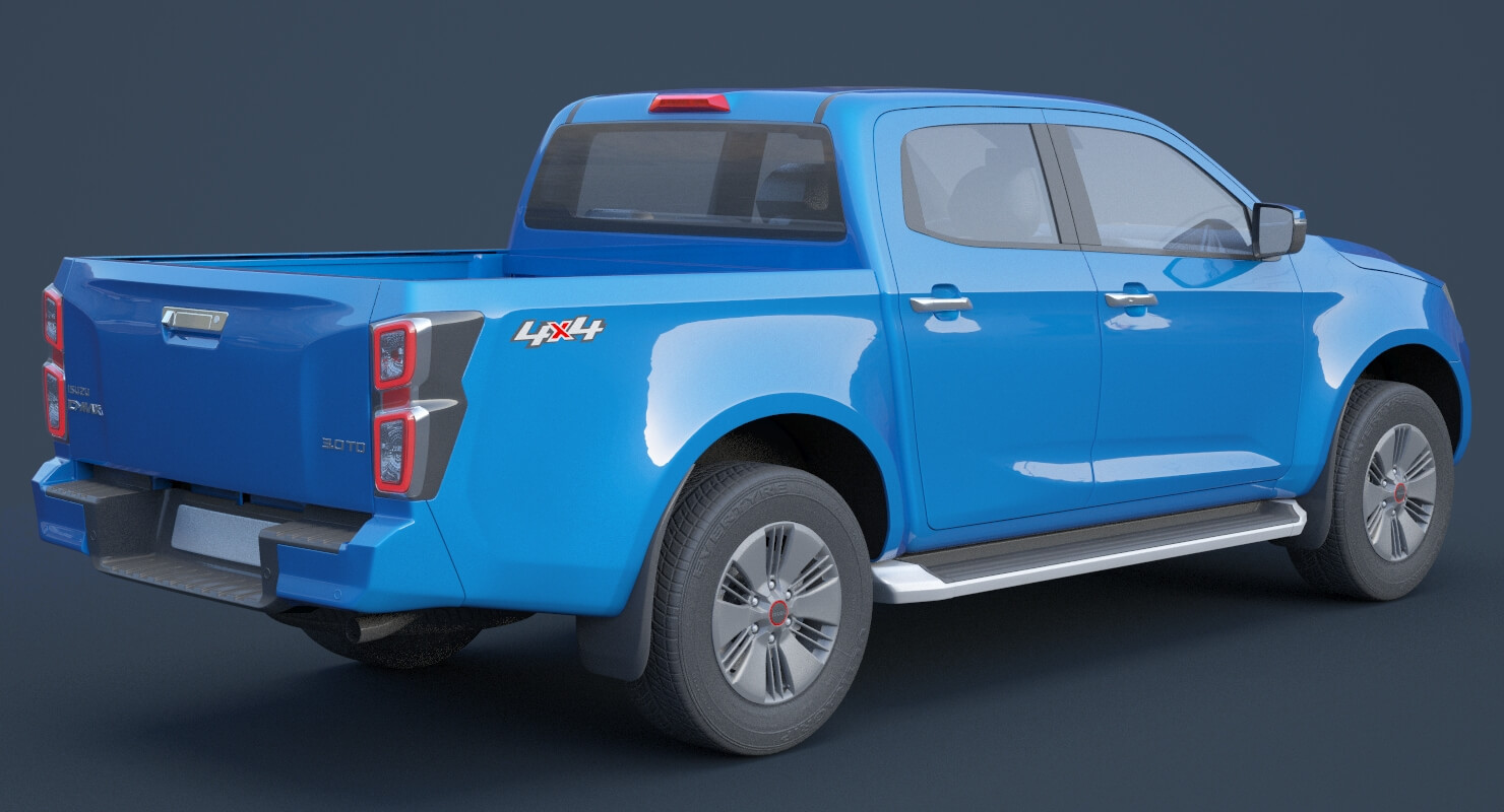 Isuzu D-Max 2020 3D Model by Prime3D