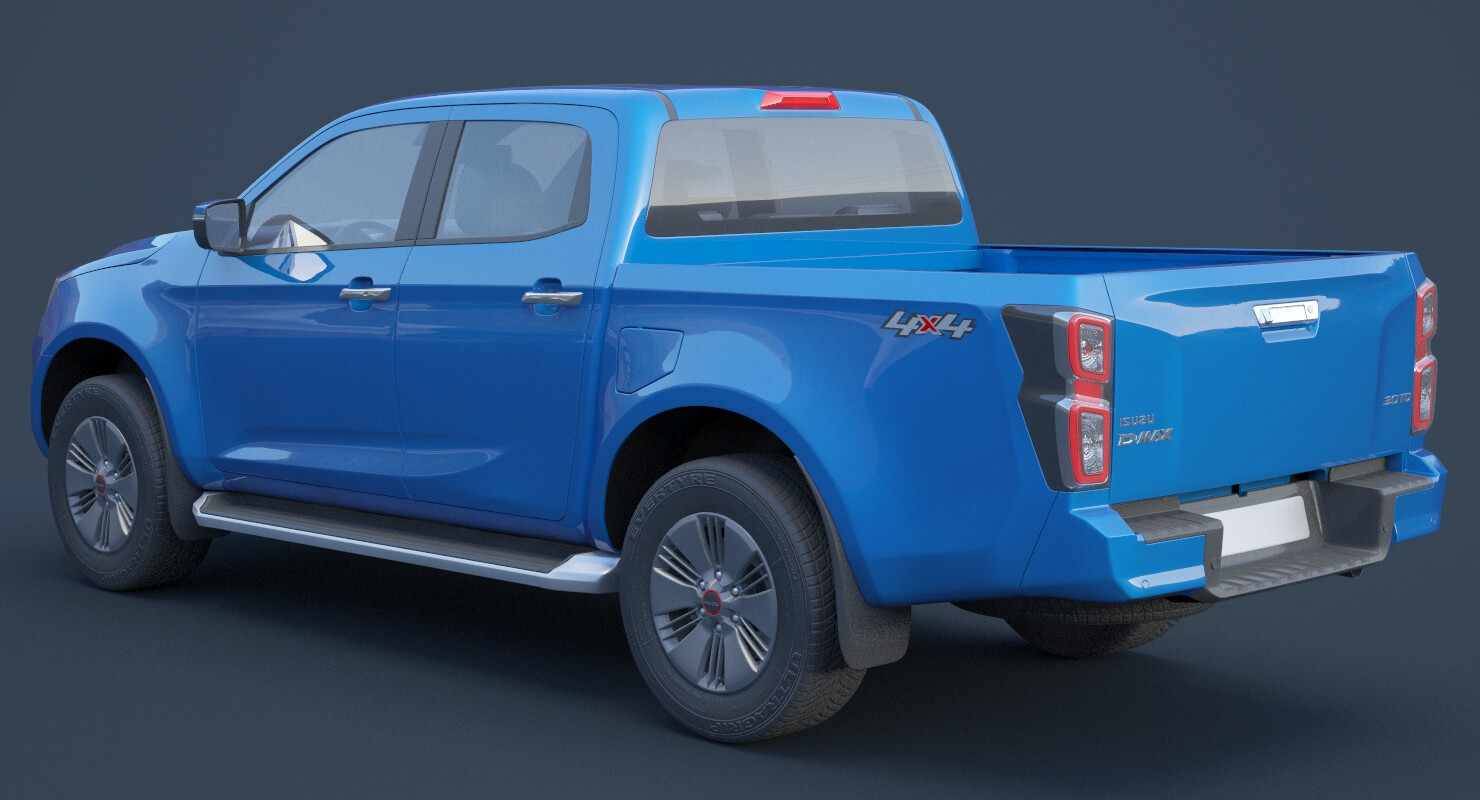 Isuzu D-Max 2020 3D Model by Prime3D