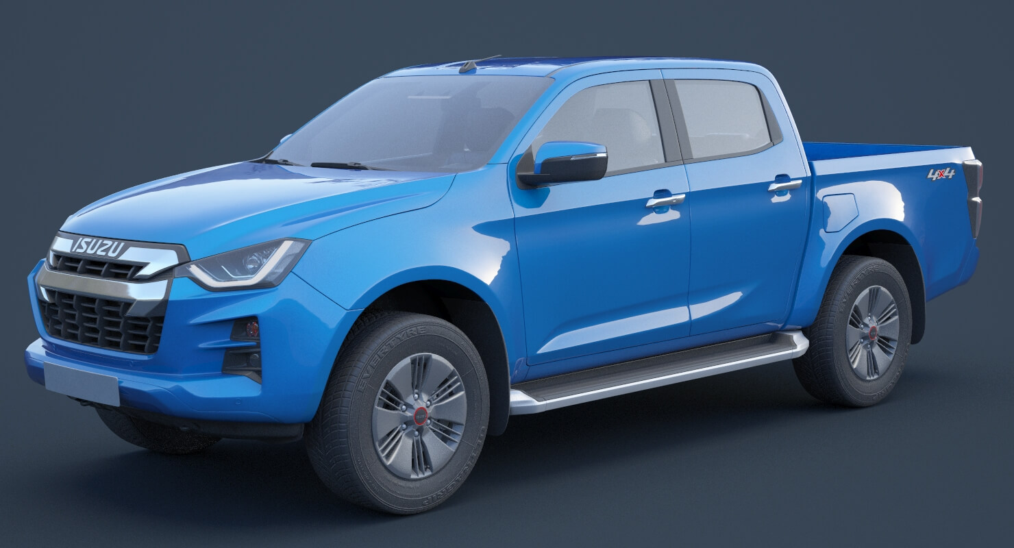 Isuzu D-Max 2020 3D Model by Prime3D