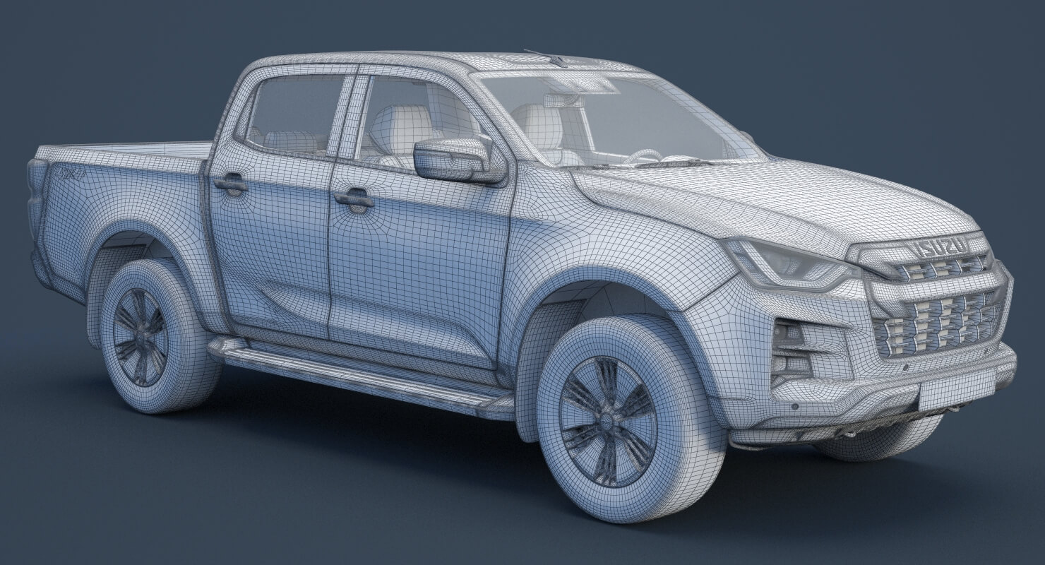 Isuzu D-Max 2020 3D Model by Prime3D