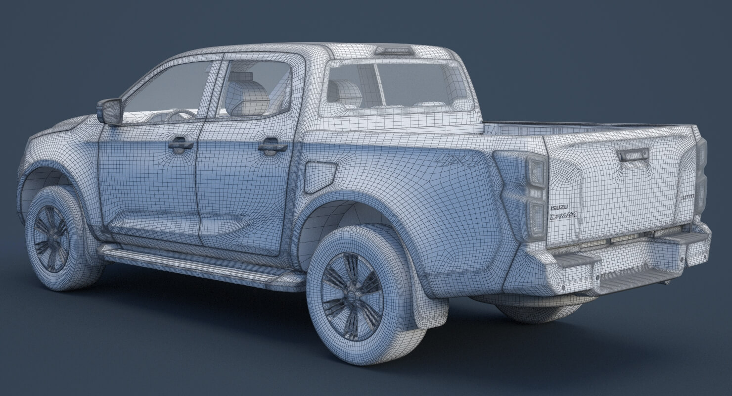 Isuzu D-Max 2020 3D Model by Prime3D