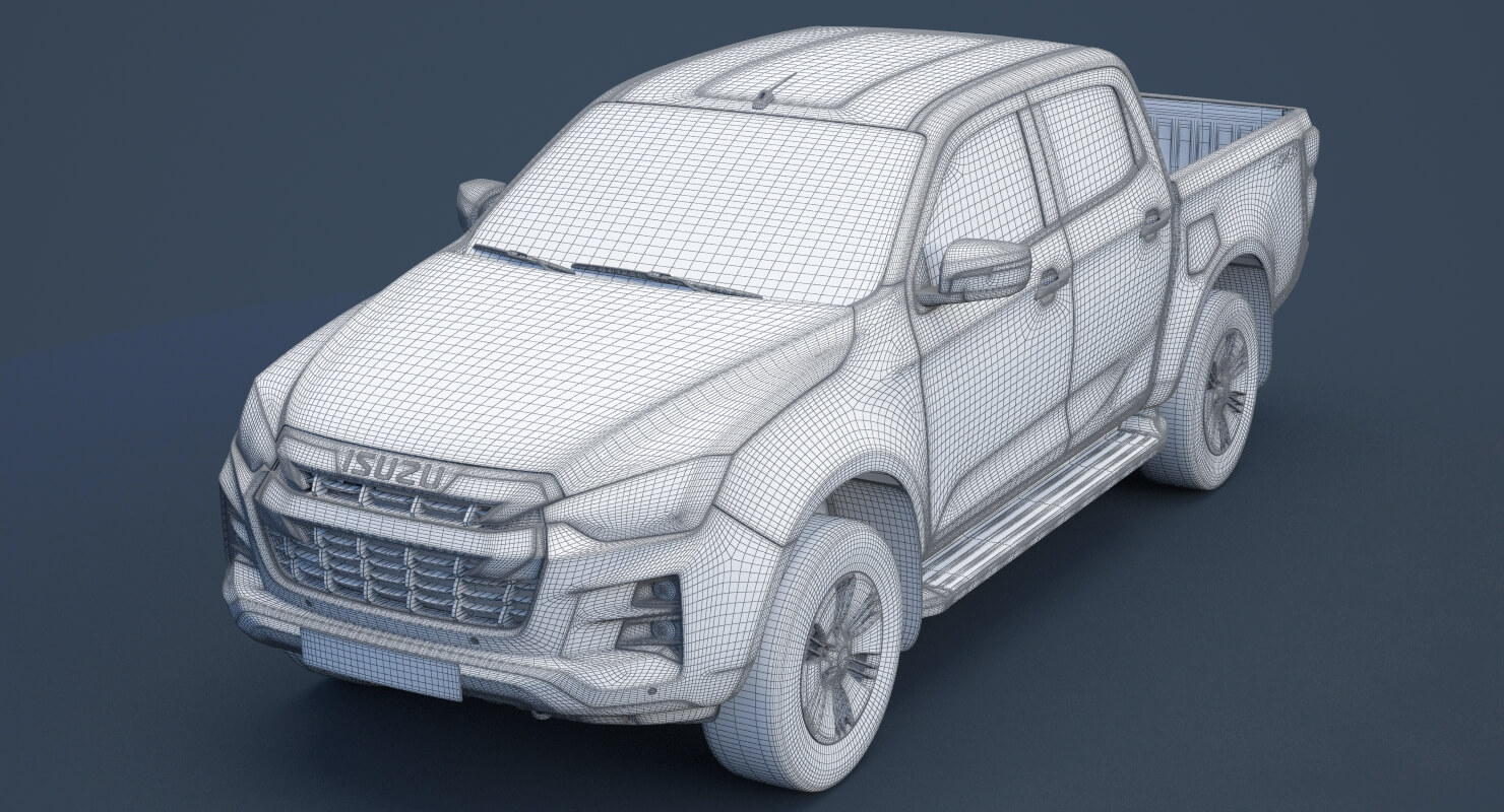 Isuzu D-Max 2020 3D Model by Prime3D