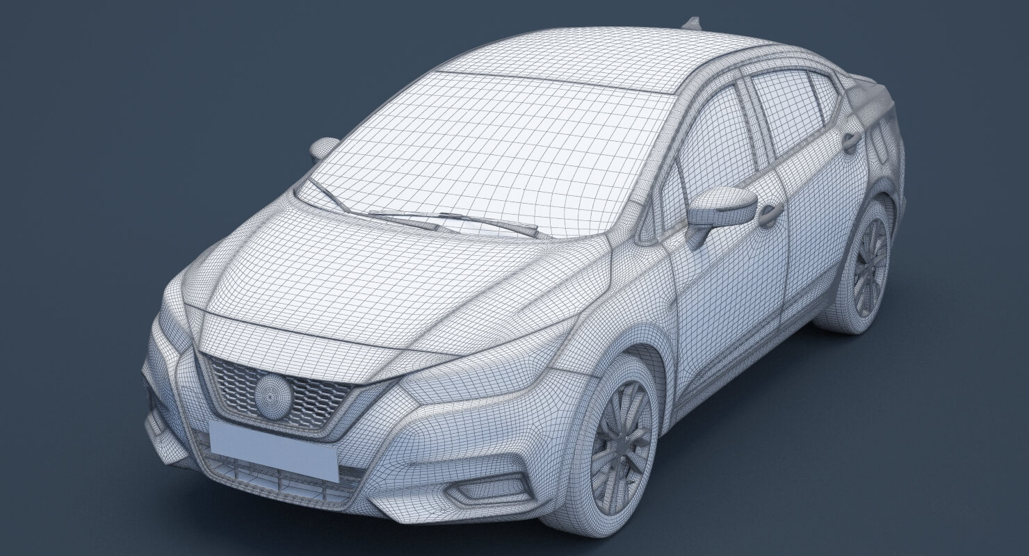 Nissan Versa 2020 - 3D Model by Prime3D