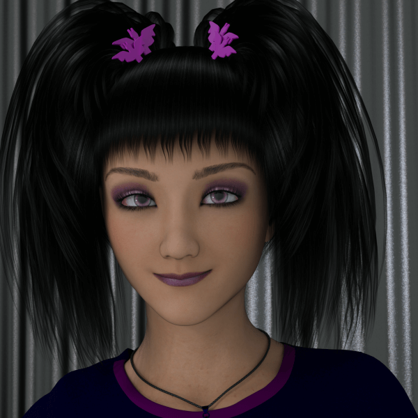 Kelly's Portrait Promo 3D Render, Digital Art by PrincessDawn3D