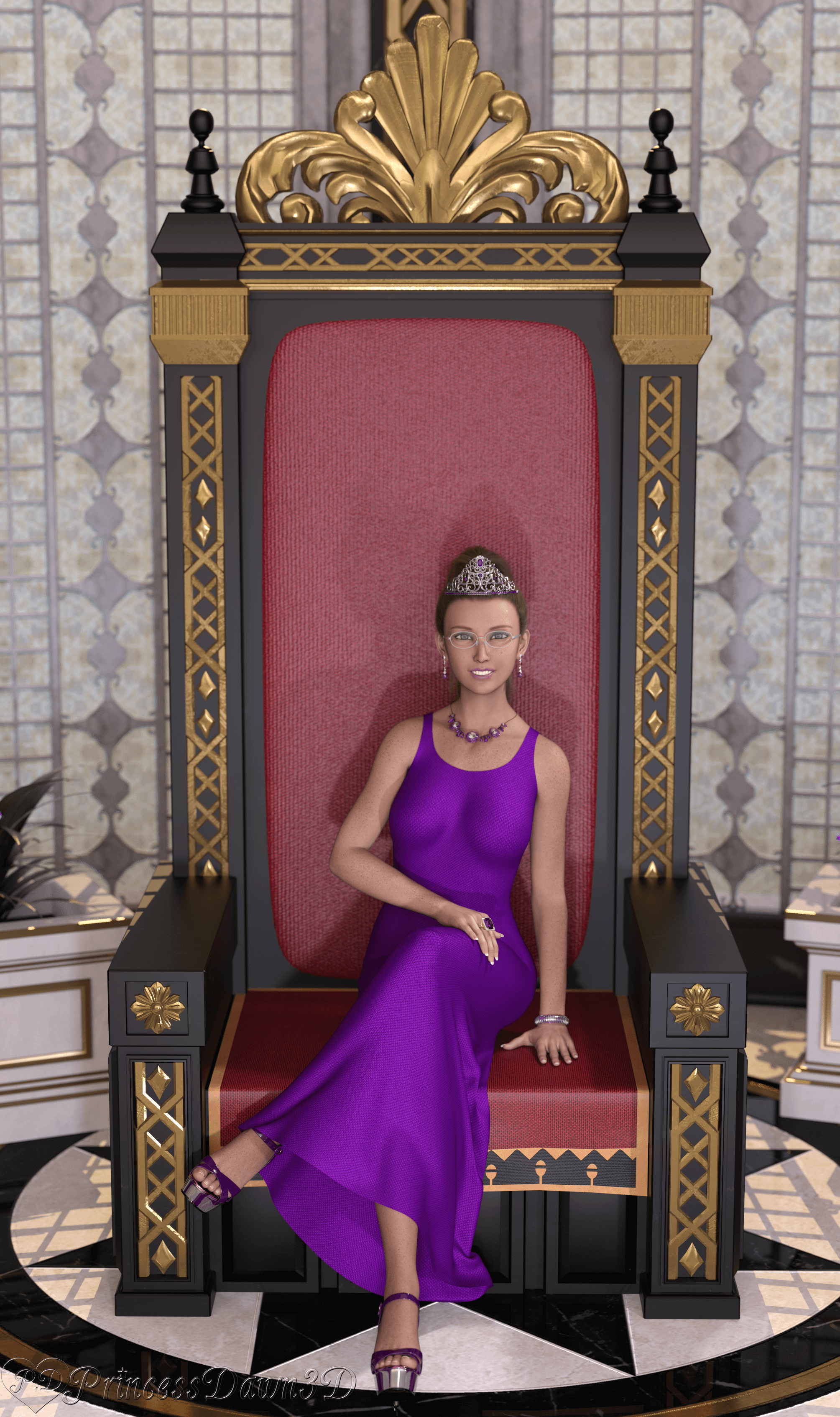 Royal 3D Render, Digital Art by PrincessDawn3D
