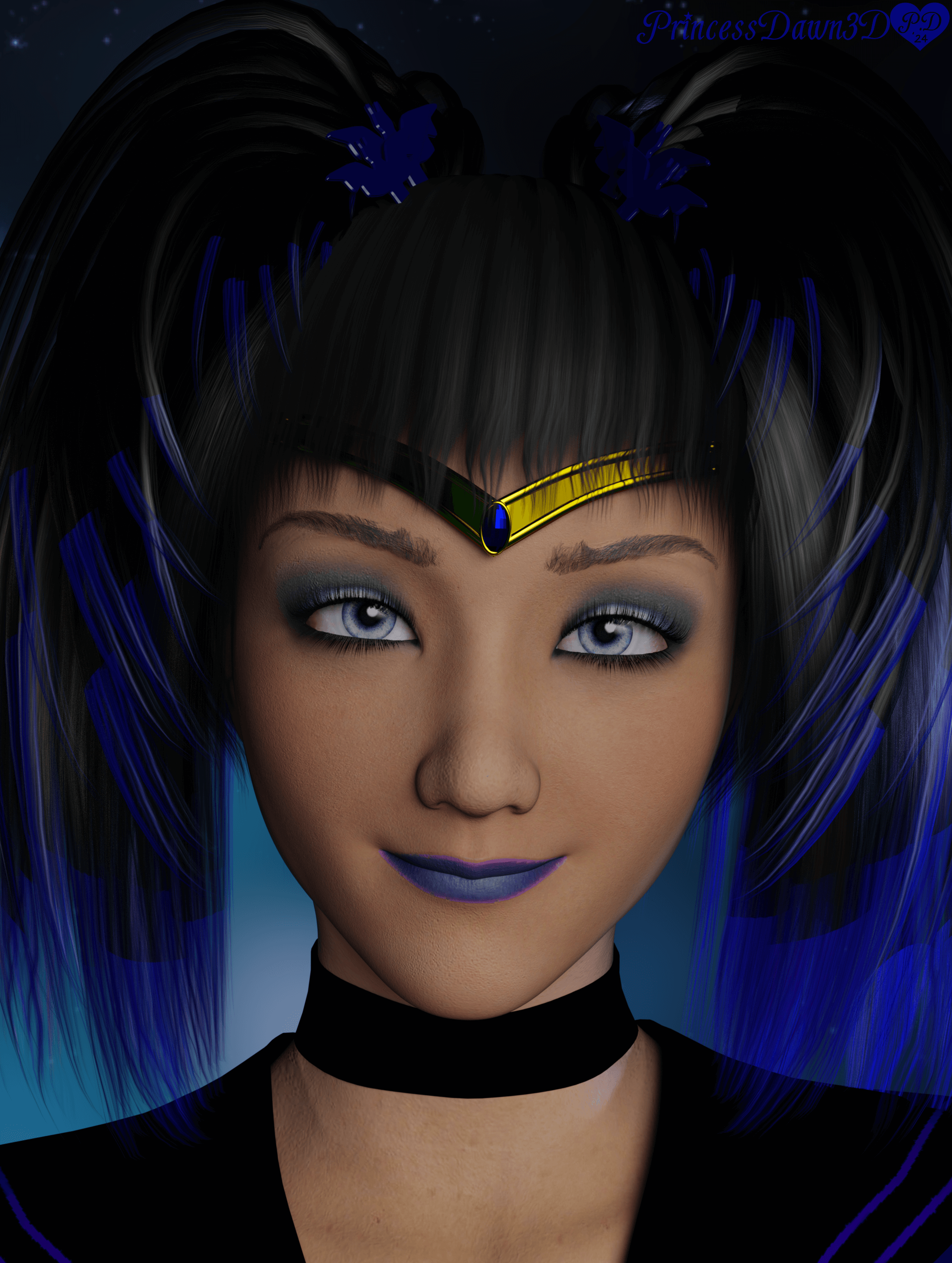 Sailor Midnight 3D Render | RenderHub Gallery