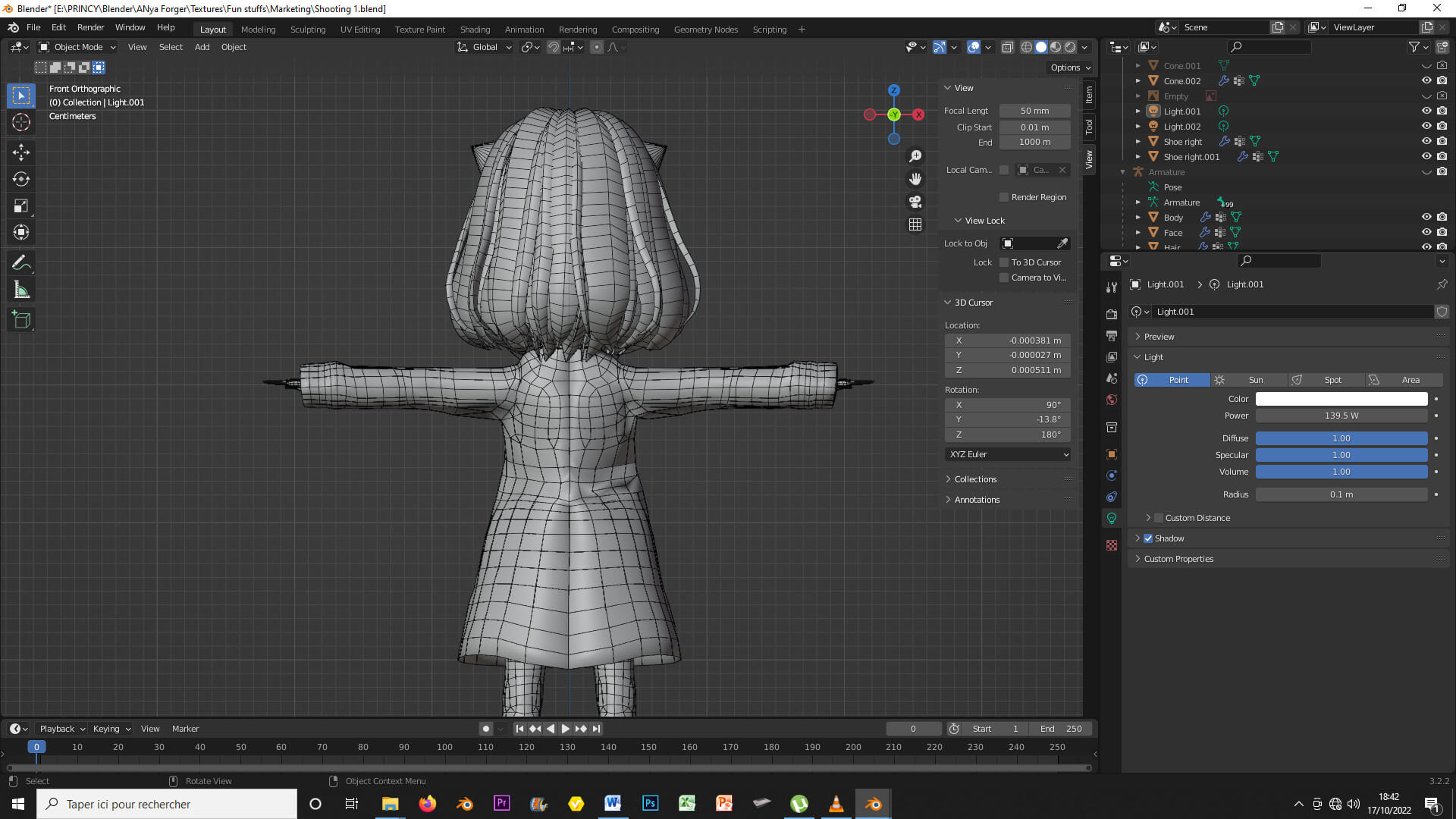 Anya Forger - 3D Model by Princy