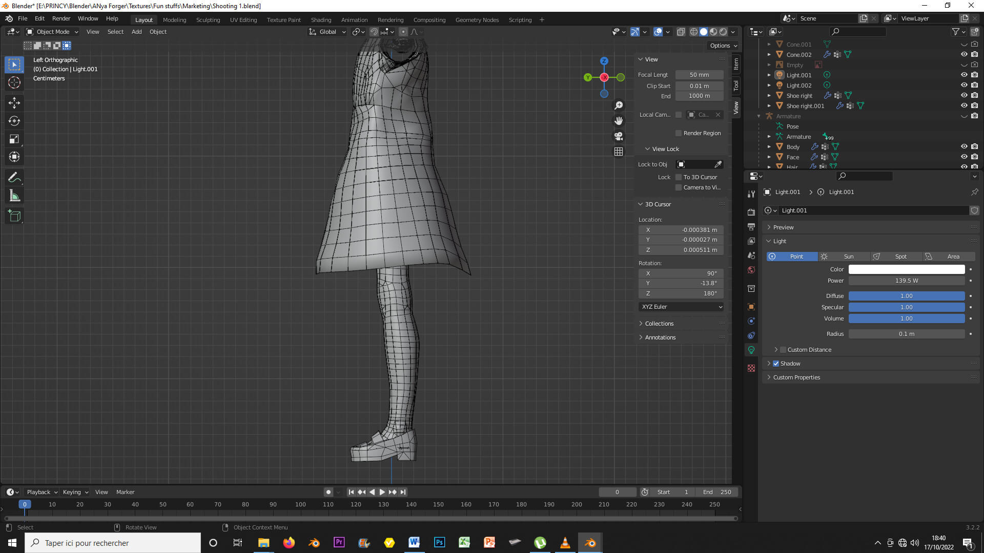 Anya Forger - 3D Model by Princy