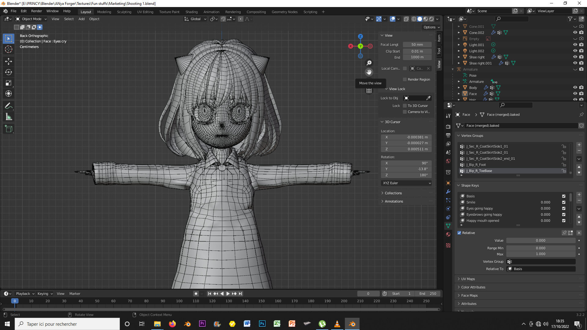 Anya Forger - 3D Model by Princy