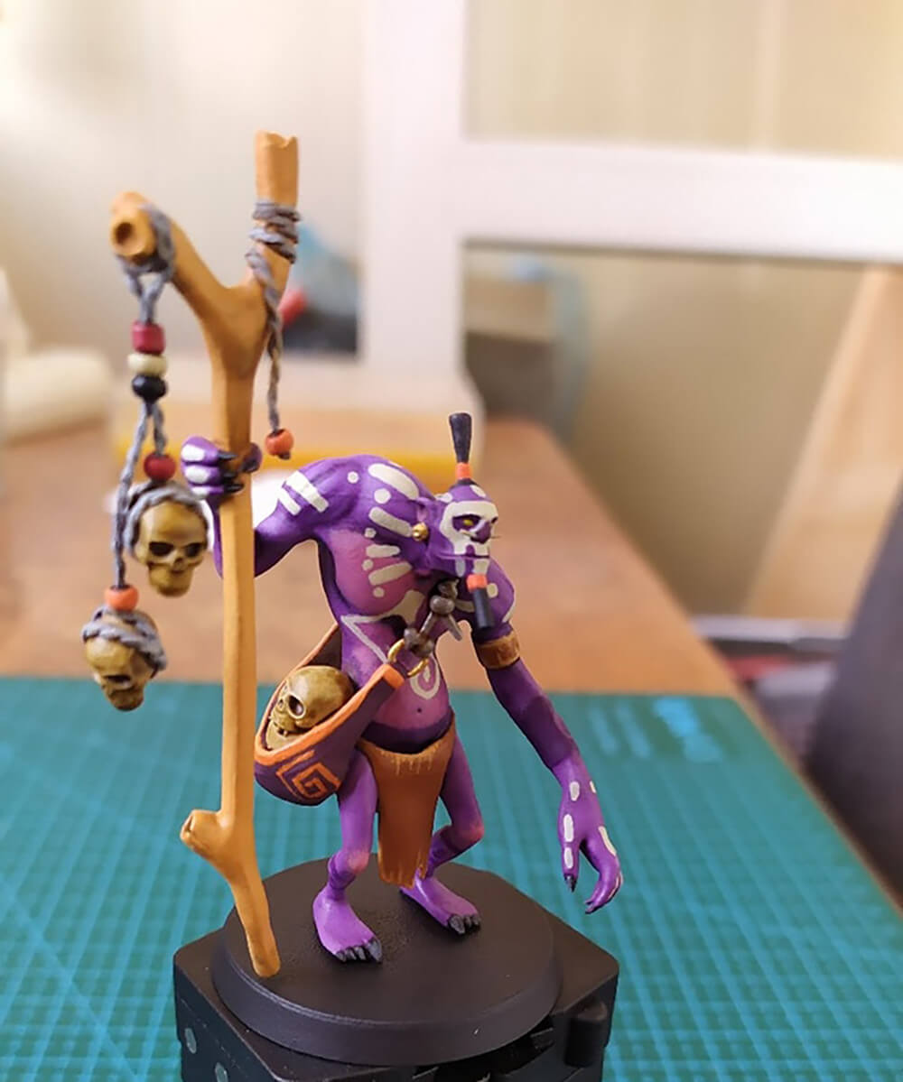 Dota 2 - Witch Doctor 3D Model by PRiNG