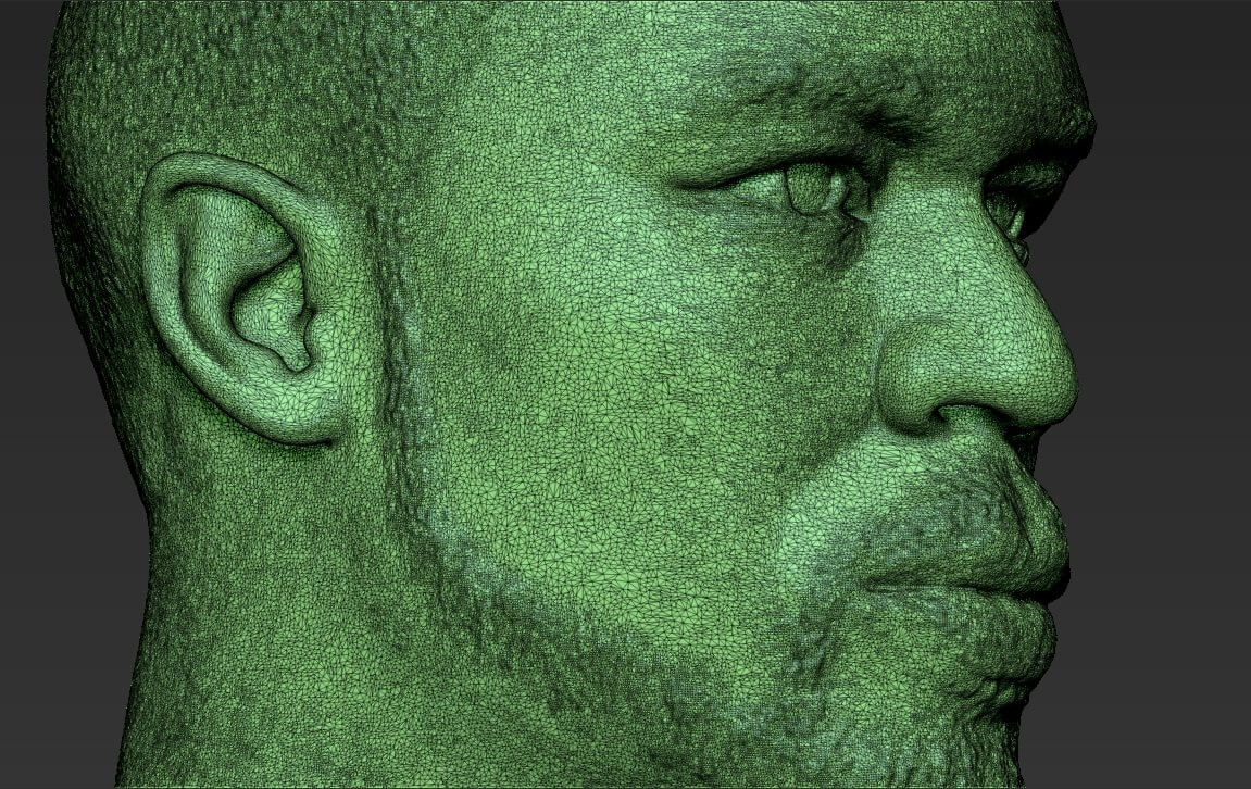 50 Cent Bust - 3D Model by PrintedReality