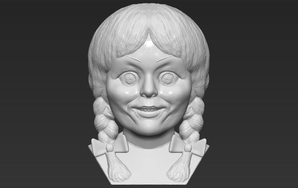 Annabelle Bust - 3D Print Model by PrintedReality