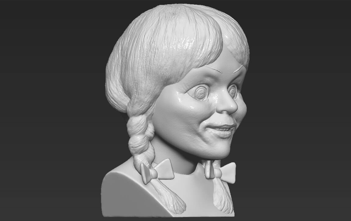 Annabelle Bust - 3D Model by PrintedReality