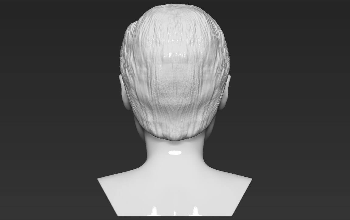 Audrey Hepburn Bust - 3D Model by PrintedReality