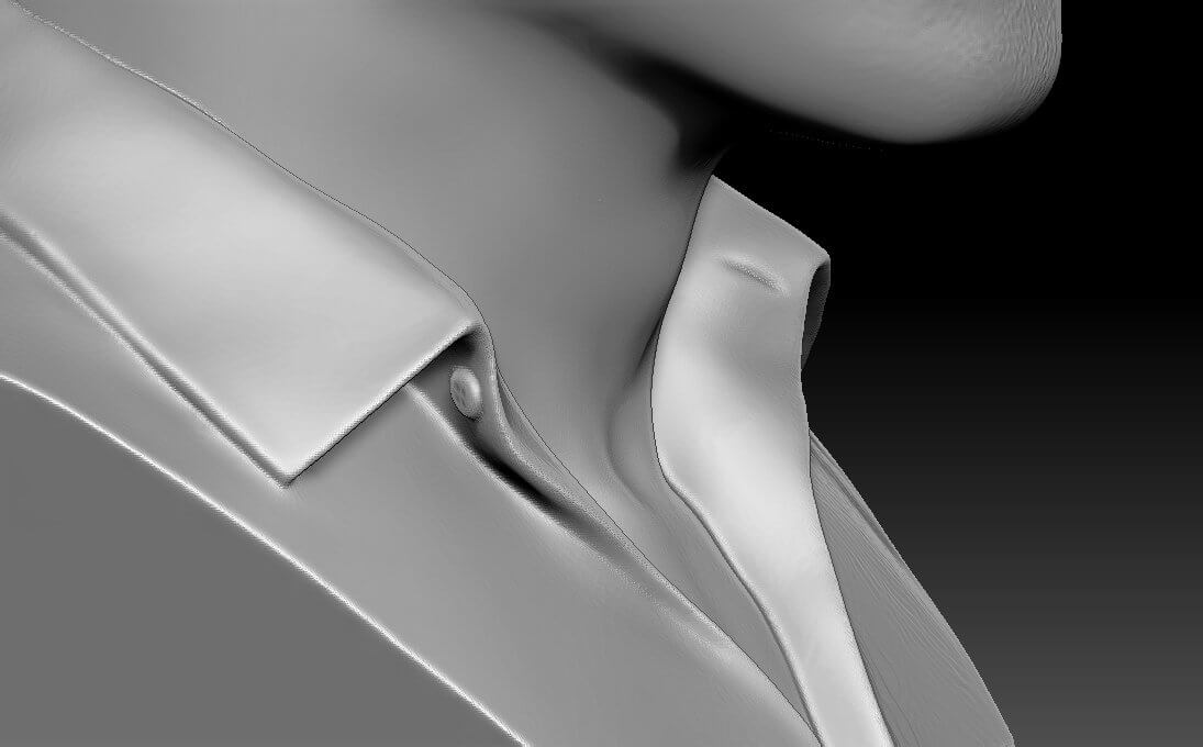 Bruno Mars Bust - 3D Model by PrintedReality