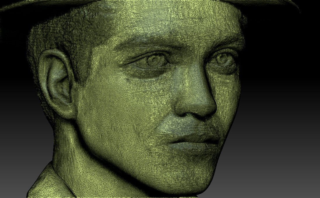 Bruno Mars Bust - 3D Model by PrintedReality