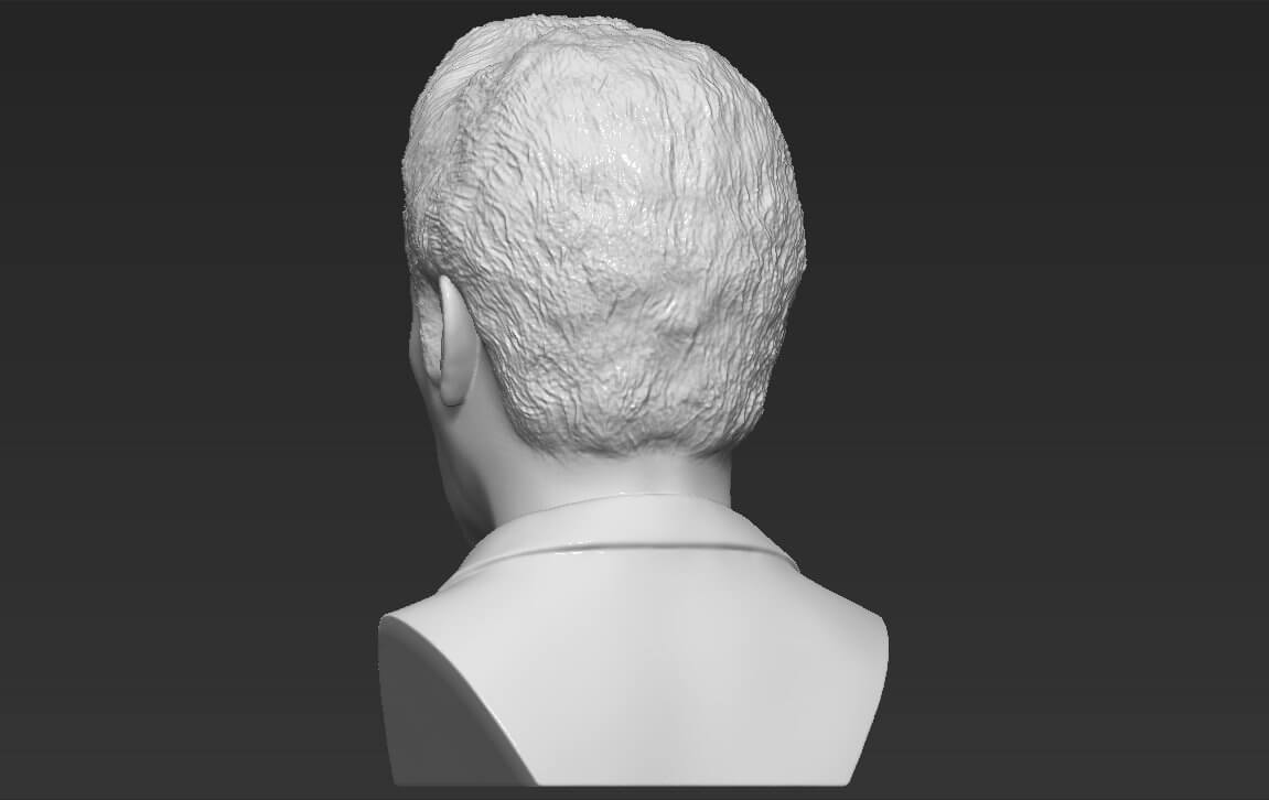 Cosmo Kramer from Seinfeld Bust - 3D Model by PrintedReality