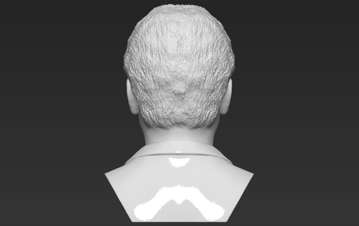 Cosmo Kramer from Seinfeld Bust - 3D Model by PrintedReality