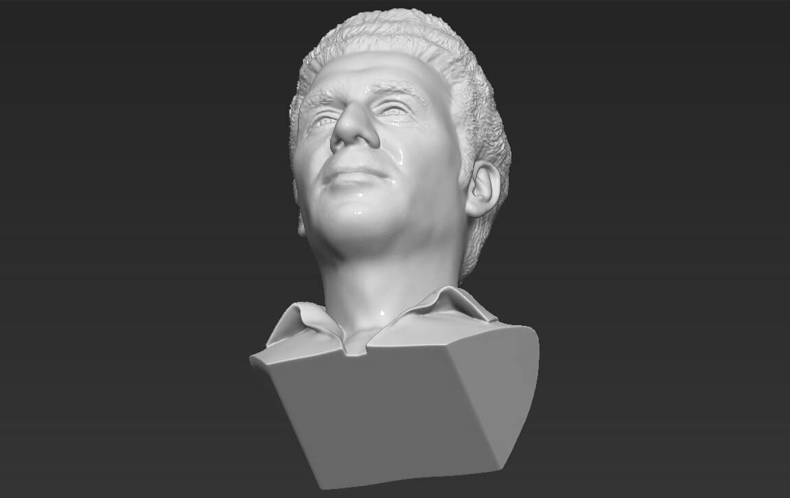 Cosmo Kramer from Seinfeld Bust - 3D Model by PrintedReality