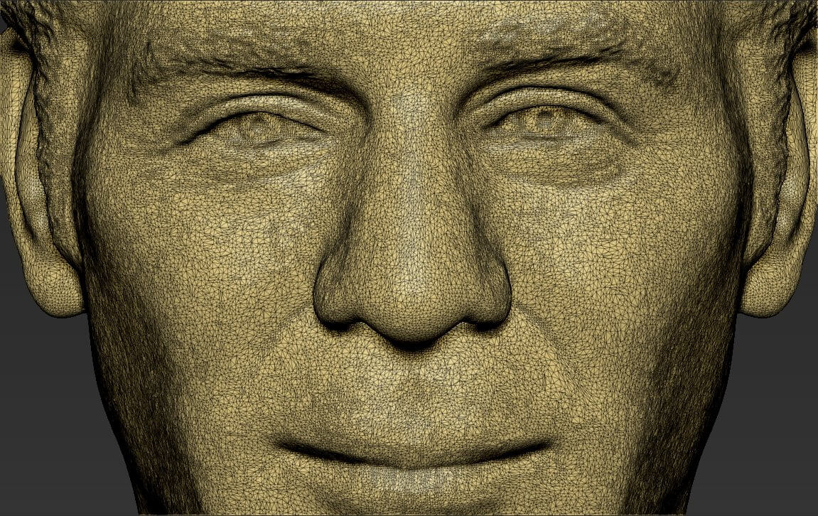 Cosmo Kramer from Seinfeld Bust - 3D Model by PrintedReality